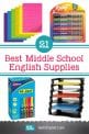 Best Middle School English Supplies for the Classroom