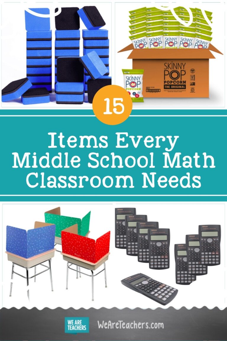 15 Middle School Math Supplies For Your Classroom