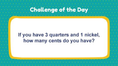 Money Word Problems: One a Day for a Month!