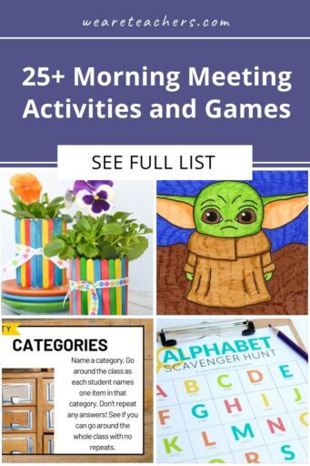 25+ Morning Meeting Activities and Games for All Ages