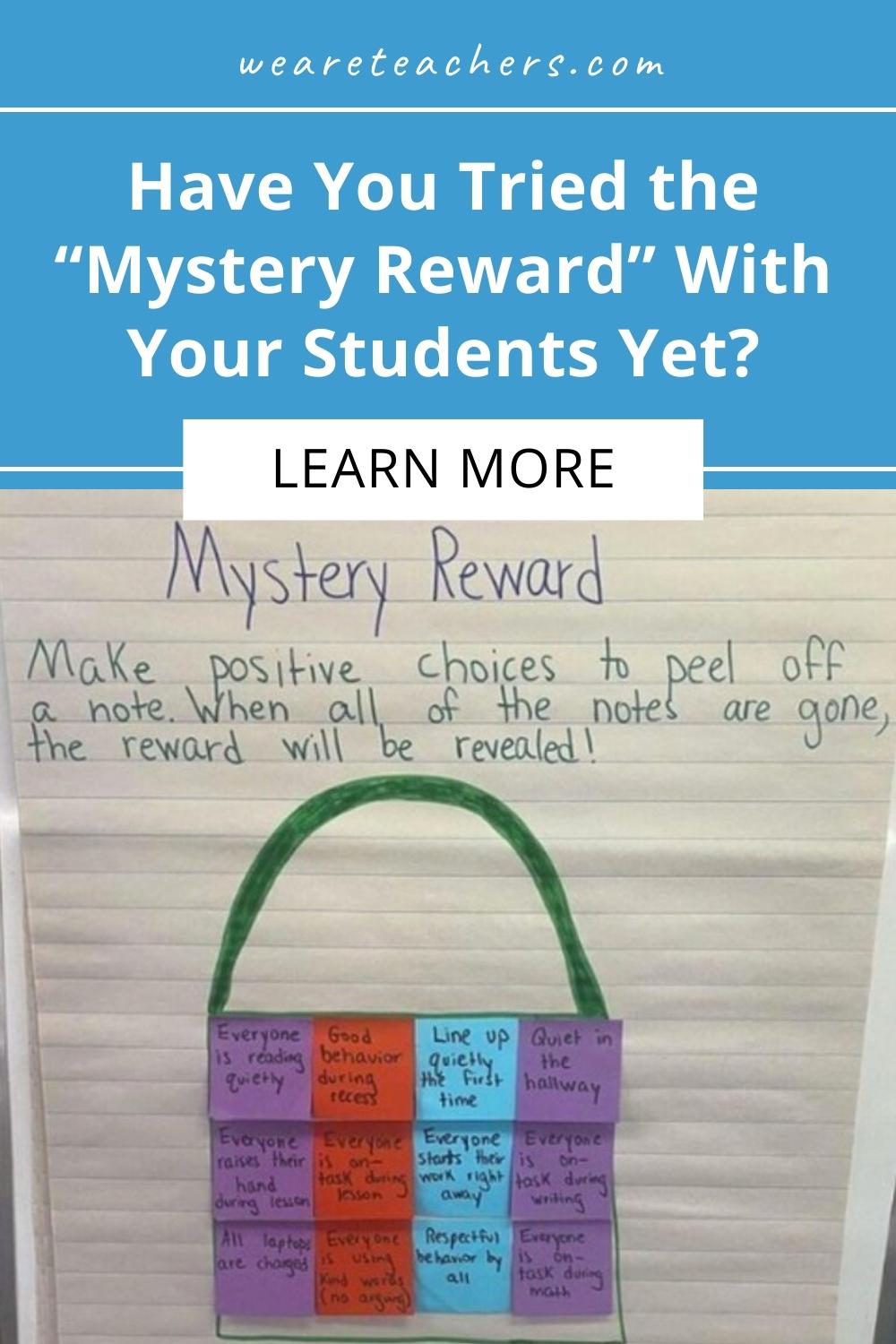 Have You Tried the Mystery Reward With Your Students Yet?