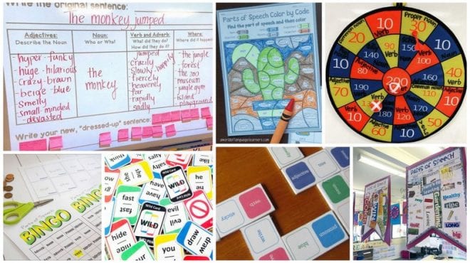 19 Parts of Speech Activities That Will Up Your Grammar Game