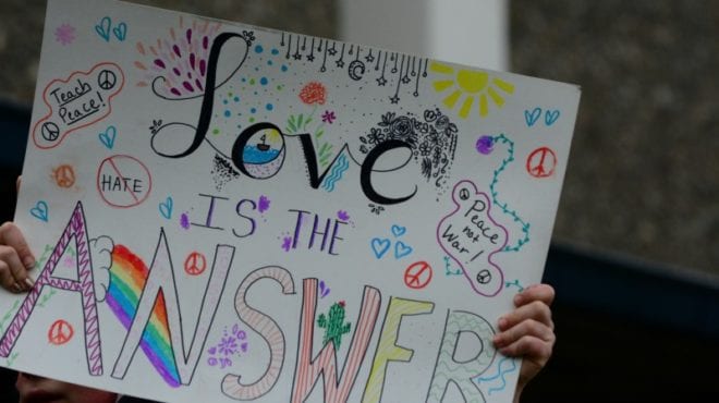 Kindergarteners Get Their Whole School Involved in a Peace March