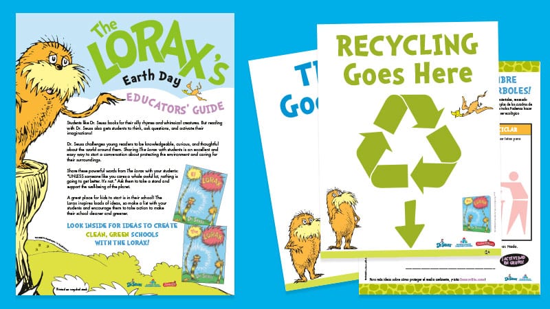 Free Lorax Activity Guide and Mini Posters from Random House