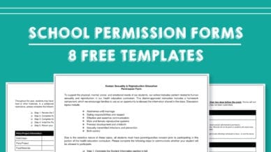 Free Field Trip and School Permission Forms Templates - WeAreTeachers