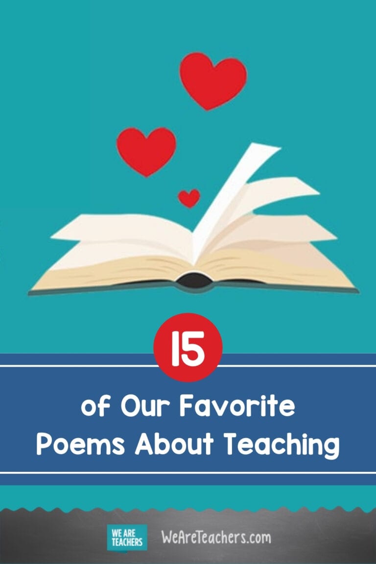 15 of Our Favorite Poems About Teaching - We Are Teachers