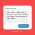 Sample Report Card Comments for Any Teaching Situation