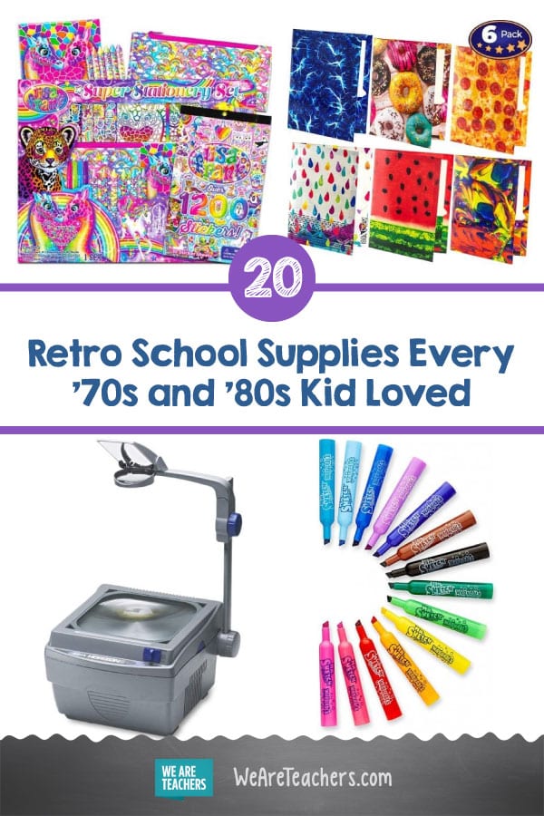 Retro School Supplies Every '70s and '80s Kid Loved