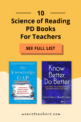 10 Helpful Science of Reading PD Books for Teachers - We Are Teachers