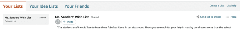 How to Set Up and Share an Amazon Classroom Wish List