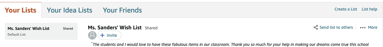 How to Set Up and Share an Amazon Classroom Wish List