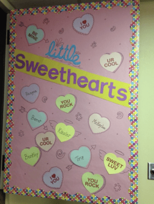 18 Lovely Valentine’s Day Bulletin Board Ideas