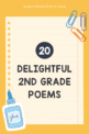 2nd Grade Poems To Share with Kids and Students of All Reading Levels