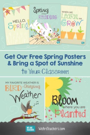 Spring Posters - Free Download for the Classroom