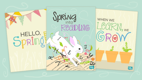 Spring Posters - Free Download for the Classroom