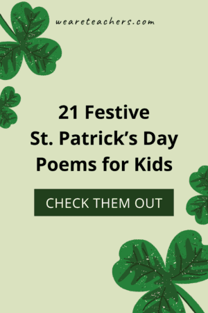 St. Patrick’s Day Poems for Kids of All Ages and Grade Levels