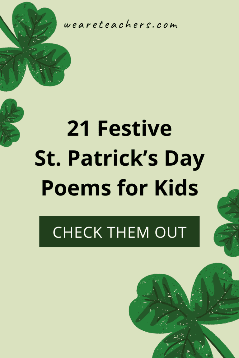 St. Patrick’s Day Poems for Kids of All Ages and Grade Levels