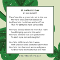 St. Patrick’s Day Poems for Kids of All Ages and Grade Levels
