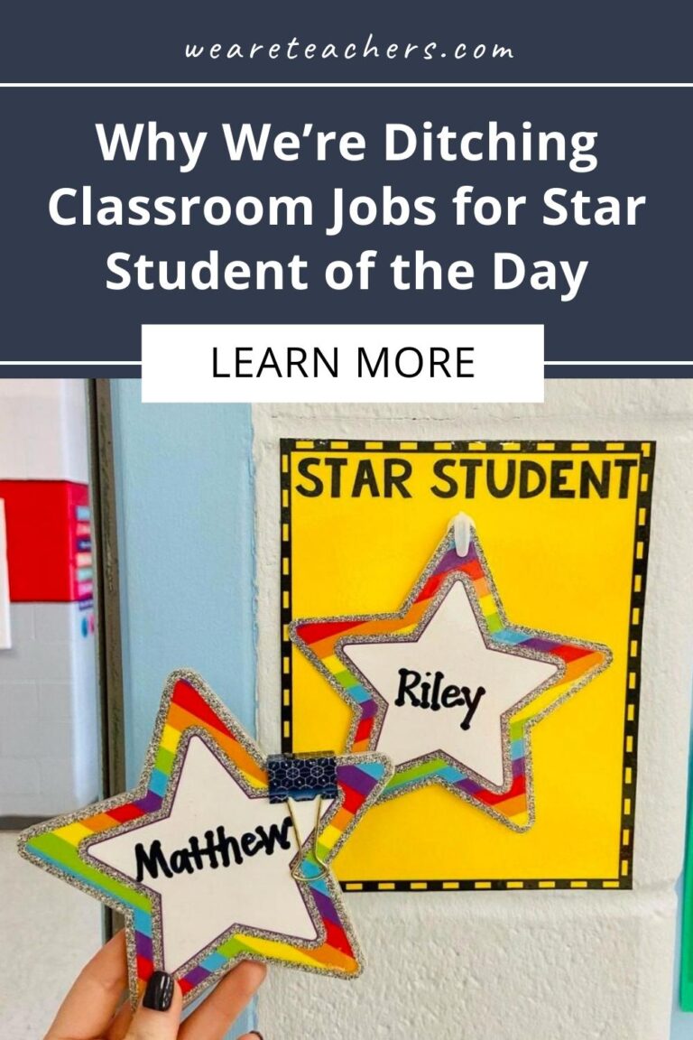 This Star Student of the Day Idea Can Replace Classroom Jobs