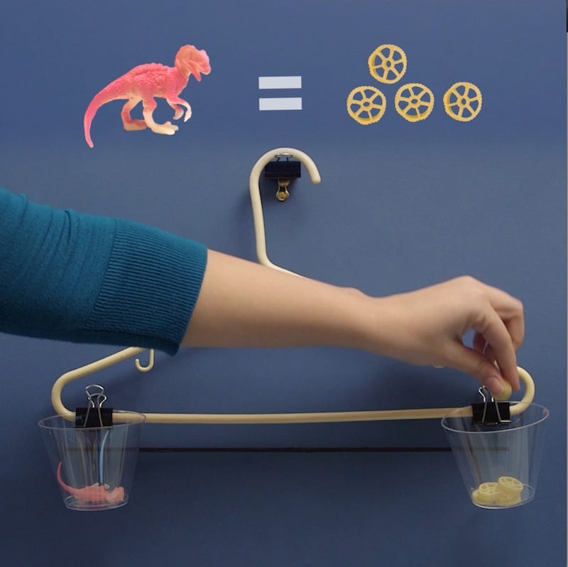 Teach Non-Standard Weights & Measurement With A DIY Weigh Station