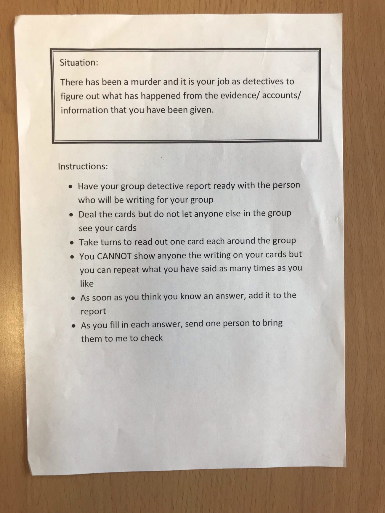 This Murder Mystery Activity Works for Any Book - WeAreTeachers