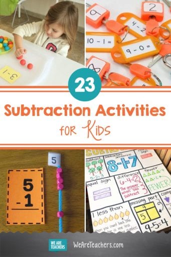 23 Fun Subtraction Activities Kids and Teachers Will Love | WeAreTeachers