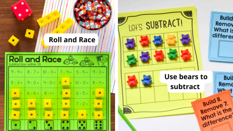 28 Fun Subtraction Activities Kids and Teachers Will Love