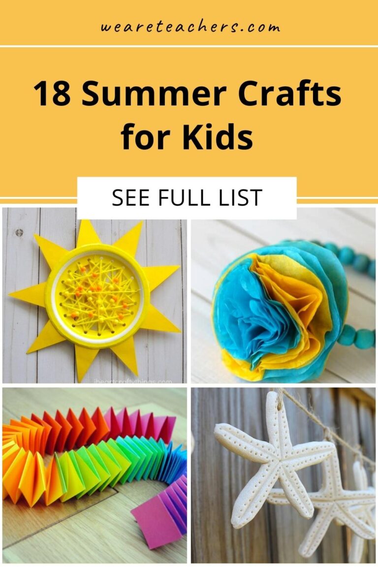 Summer Crafts for Kids, as Recommended by Teachers