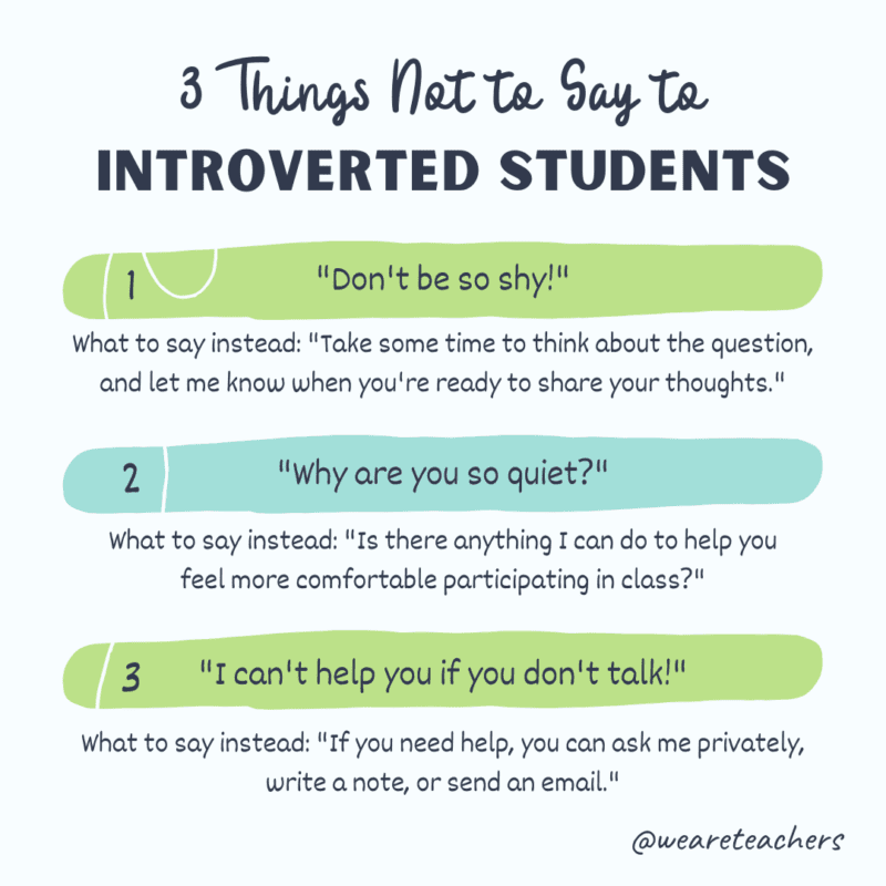 10 Ways To Support Introverts in the Classroom - We Are Teachers 10 Ways To Support Introverts in the Classroom - We Are Teachers