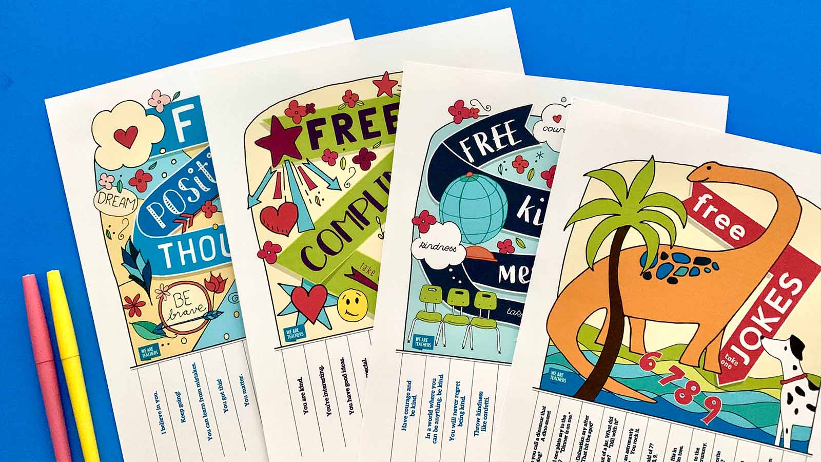 These Free Take-One Posters Are Guaranteed to Bring Smiles