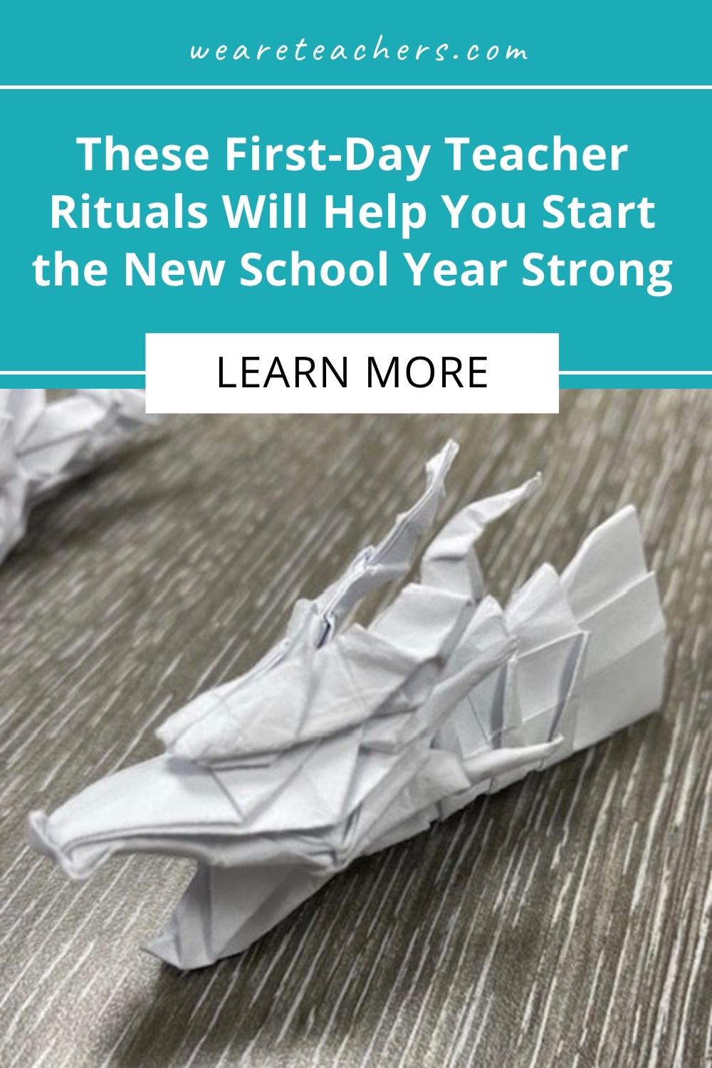 These First-Day Teacher Rituals Will Help You Start Strong