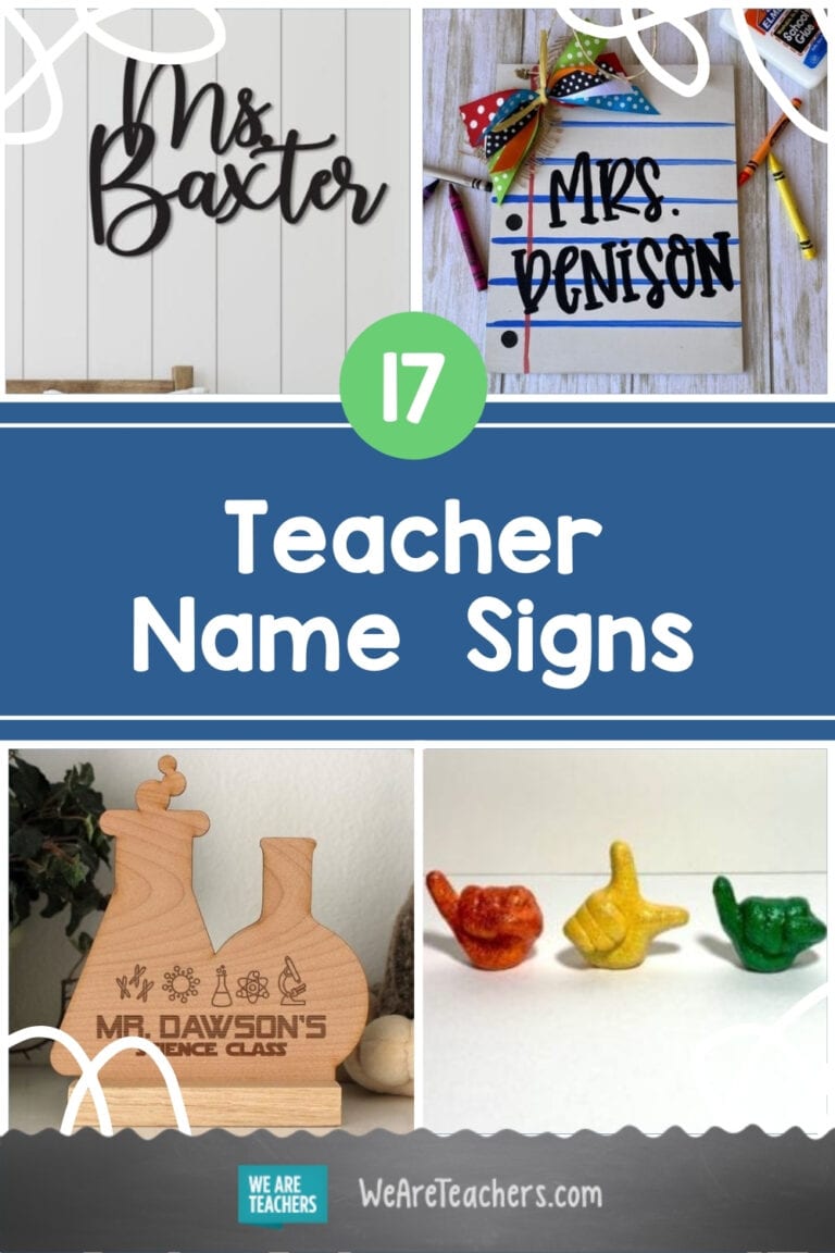 The Best Teacher Name Signs For Every Kind of Classroom and Educator