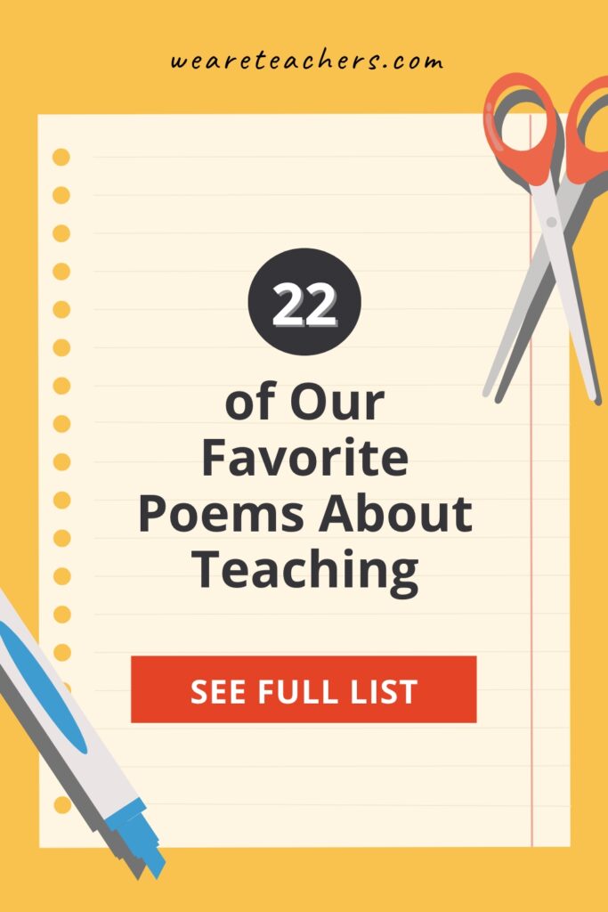 22 Best Poems About Teaching That Nail Classroom Life