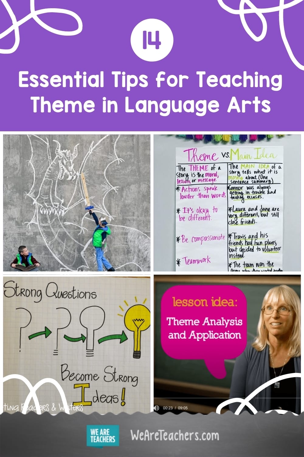Teaching Theme - 14 Ideas to Try in English Language Arts