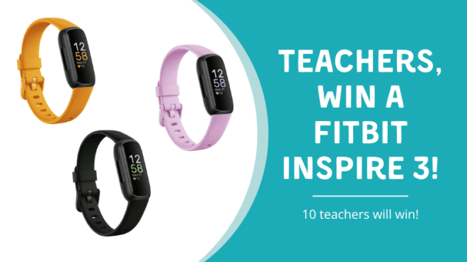 Win a Fitbit Inspire 3™ in The Daily Mile Get Moving Giveaway!
