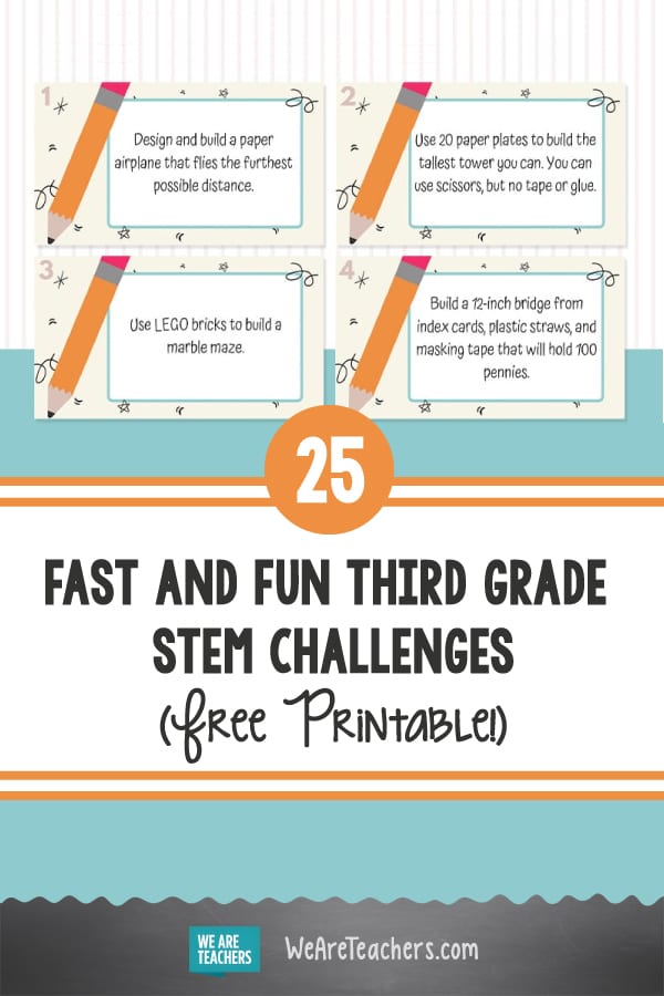 25 Fast and Fun Third Grade STEM Challenges Every Kid Will Love - We ...