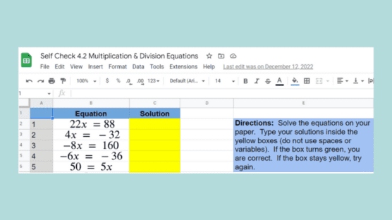 This Google Sheets Hack Will Have Math Teachers Celebrating