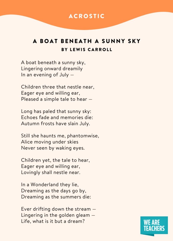 15 Types Of Poetry Plus Examples Of Each 