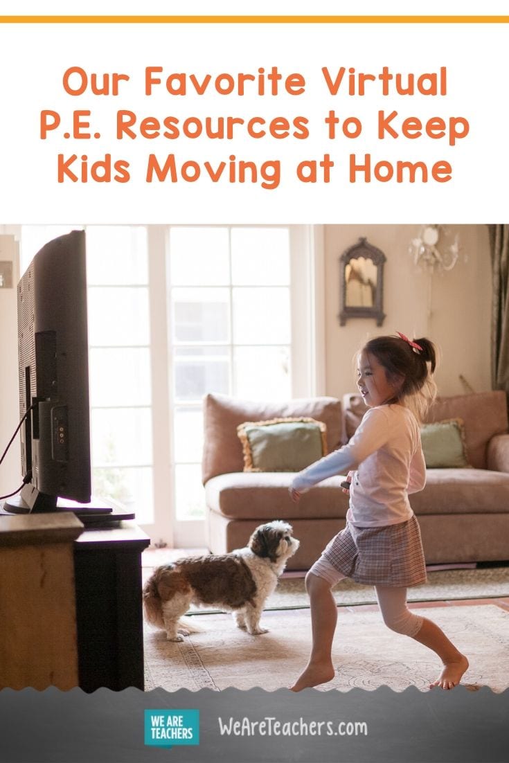 Virtual PE Resources to Keep Kids Moving At Home