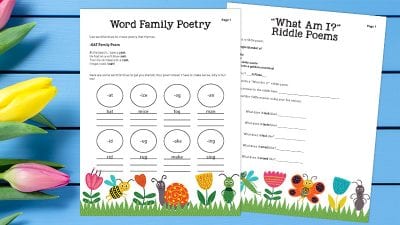 These Free Poetry Activities Are Perfect for Grades K-2 - We Are Teachers