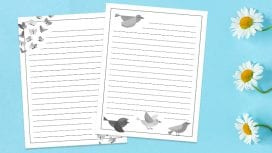 Free Printable Spring Writing Paper Plus 10 Spring Writing Prompts - We ...