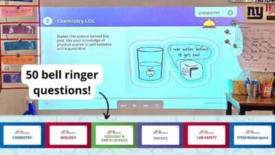 Science Bell Ringers for Biology, Chemistry, Physics, and More