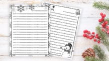Free Printable Winter Writing Paper Plus 10 Winter Writing Prompts