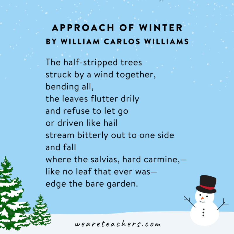 Winter Poems for Kids and Students of All Reading Levels