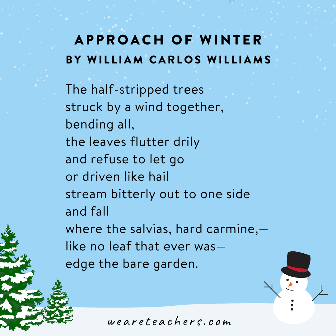 Winter Poems for Kids and Students of All Reading Levels
