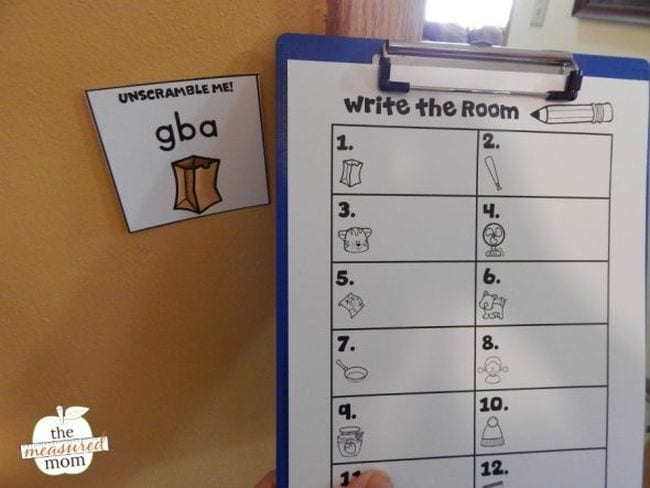 15 Write the Room Activities for Reading, Math, and More