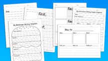 Writing Template Bundle - 56 Free Printable Pages