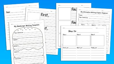 Writing Template Bundle - 56 Free Printable Pages