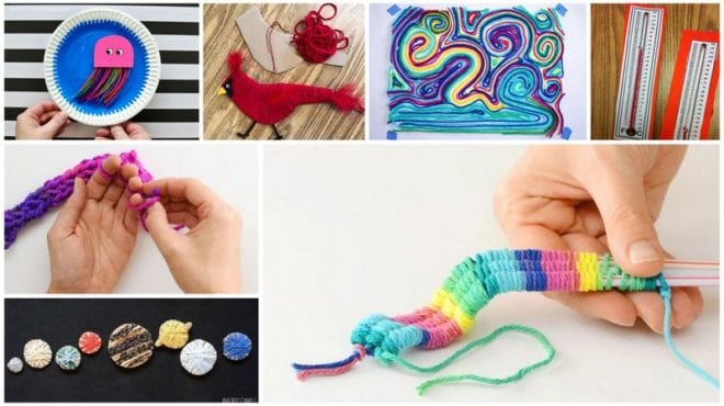 25 Favorite Yarn Crafts and Learning Activities for Kids