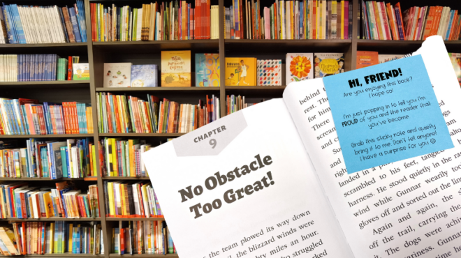You'll Want To Steal This Teacher's "Message in a Book" Idea